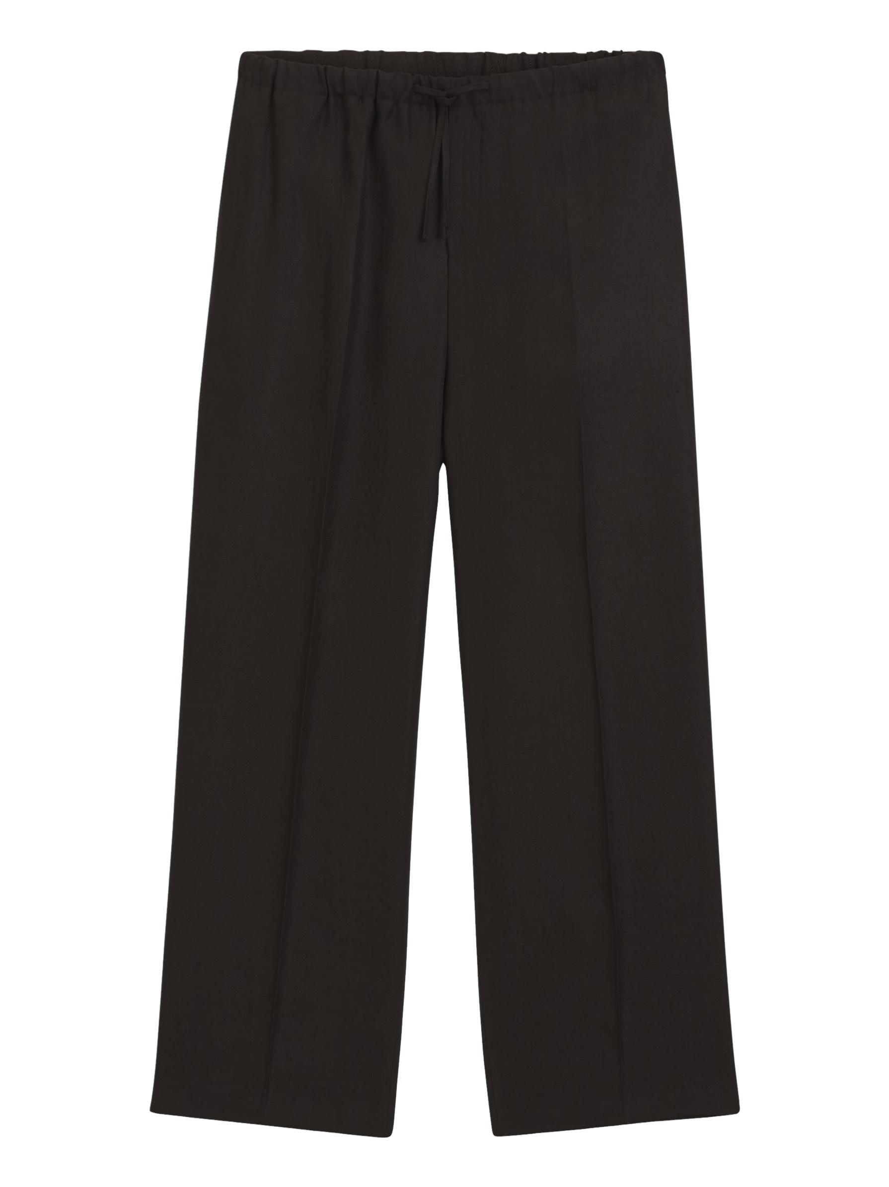 BOSS BOSS BY BECKHAM Relaxed-Fit Linen Trousers